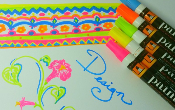 Painters Neon Paint Pens and How Best to Use Them in Your Art