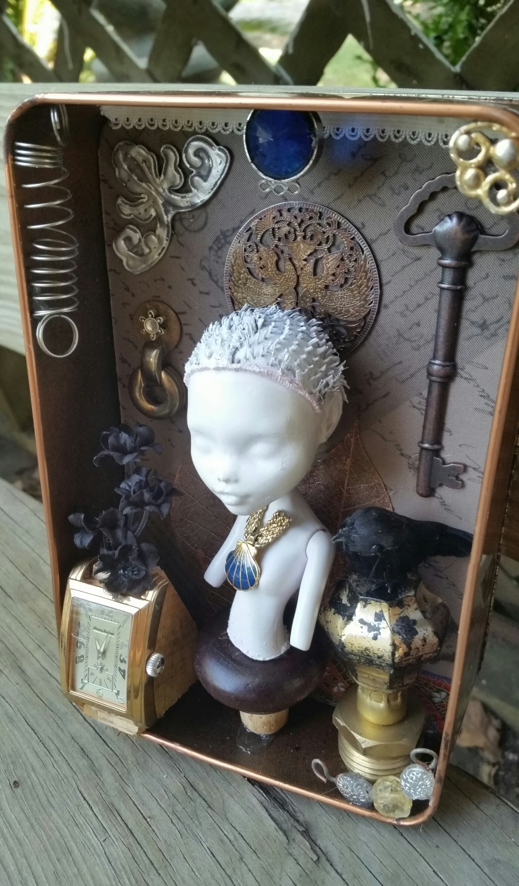 Assemblage Art Tutorial: A Semi-Steampunk 3D Collage • Art Supply Guide