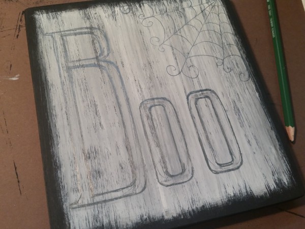 Boo Halloween Sign • Art Supply Guide