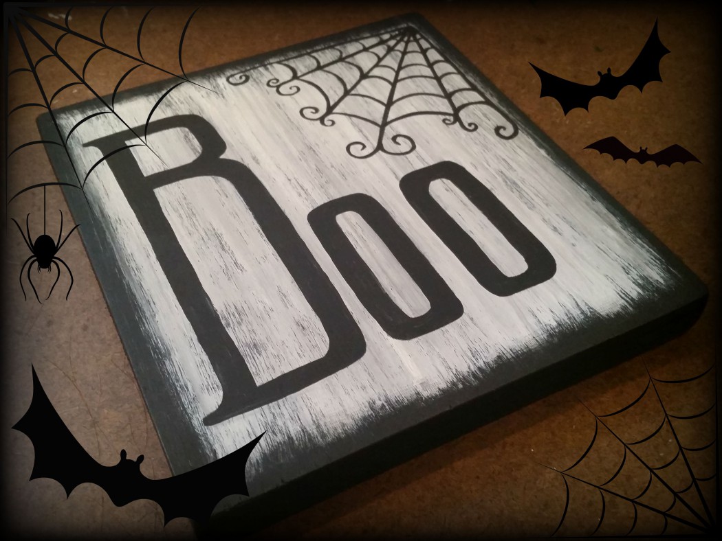Boo Halloween Sign • Art Supply Guide